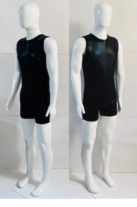 Wrestling body suit solid black - elucha.com